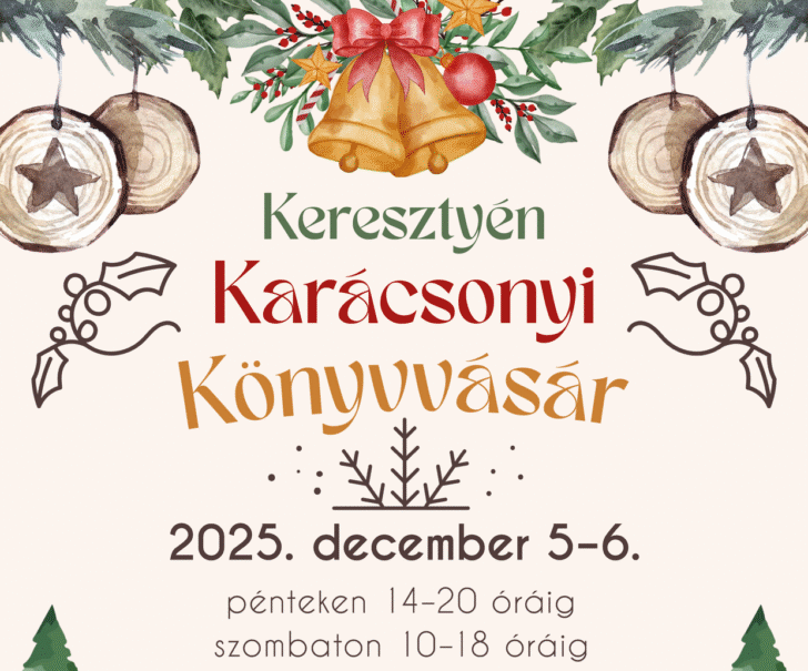 Ismét Keresztyén Karácsonyi Könyvvásár! | Harmat Kiadó